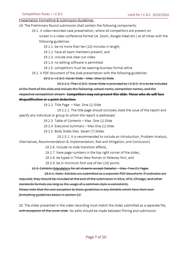ICBC 23.24 Extract - Prelim Round Submission | PDF