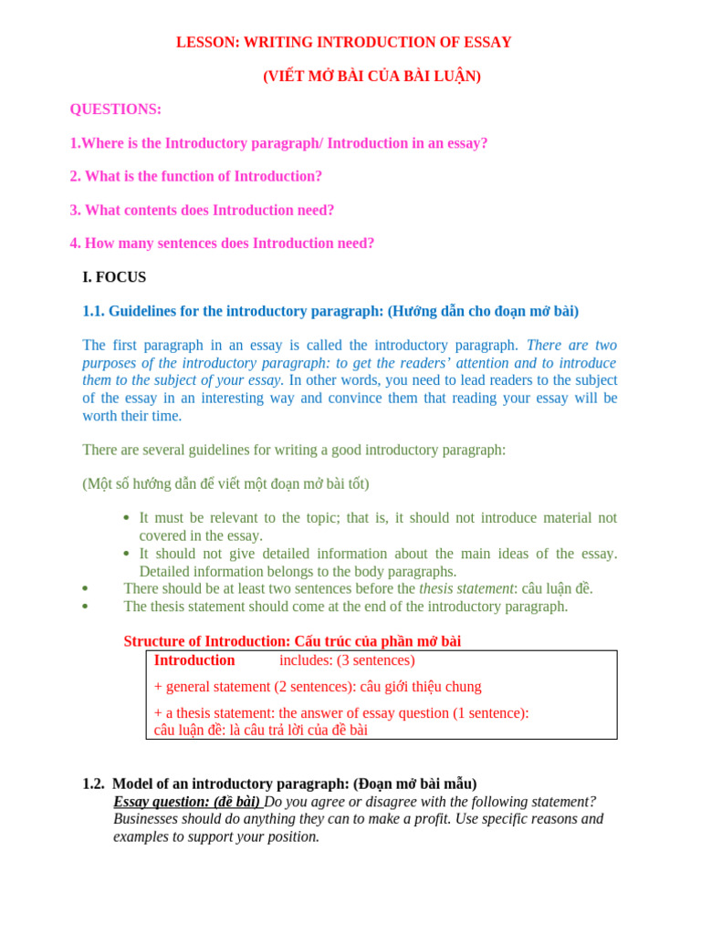 LESSON 12- WRITE LV3- INTRODUCTION- THEORY -DEC 2024 | PDF | Essays | Human Communication