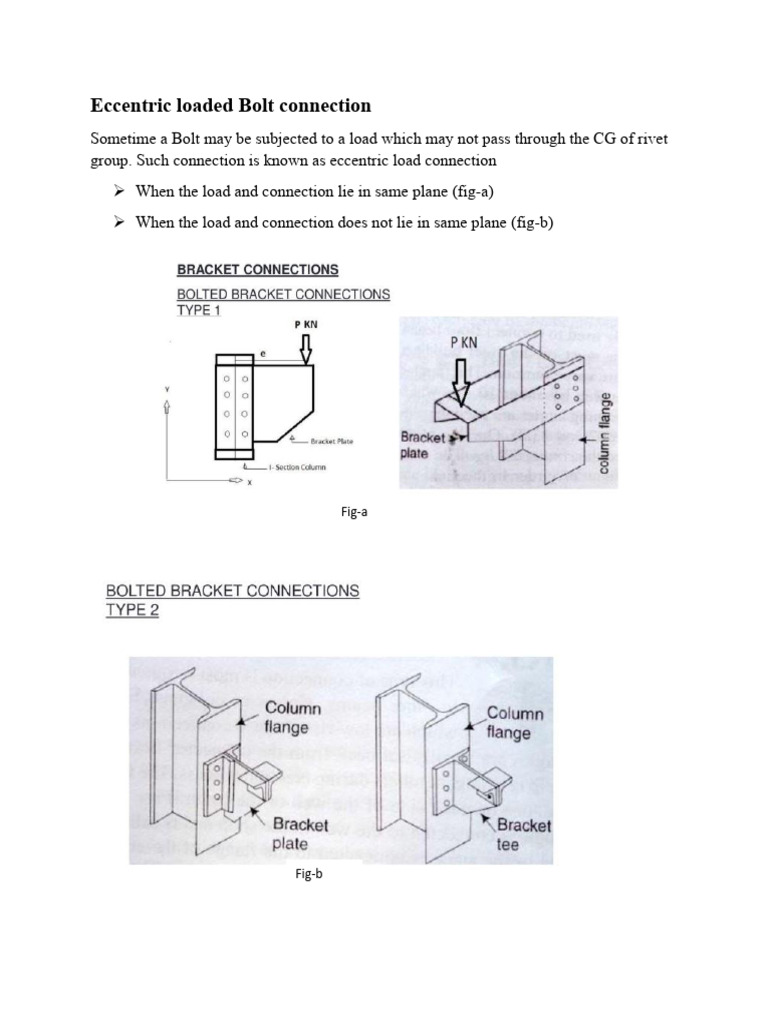 Eccentric Bolt Connection Design Guide | PDF | Force | Screw