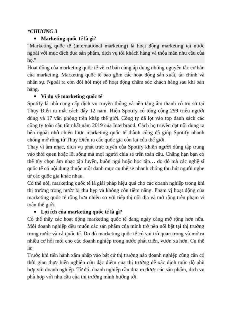 Marketing TMQT | PDF