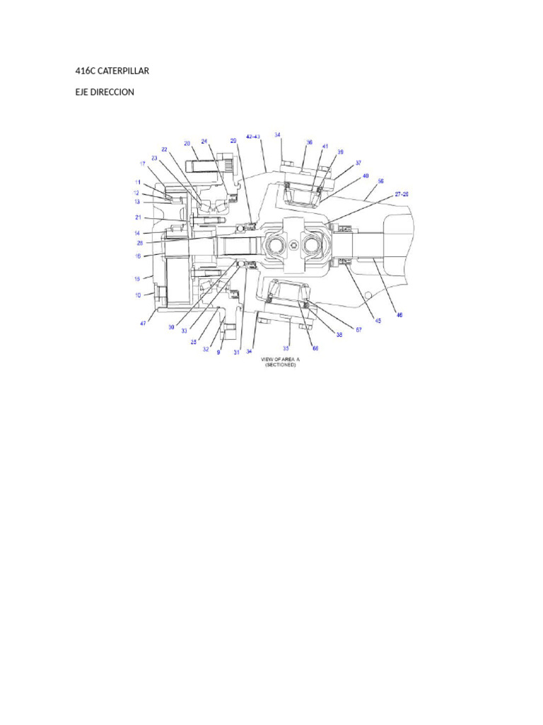 416C Caterpillar Eje 2 | PDF