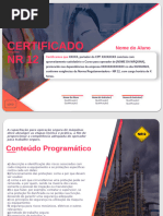 Modelo Certificado NR-12 | PDF