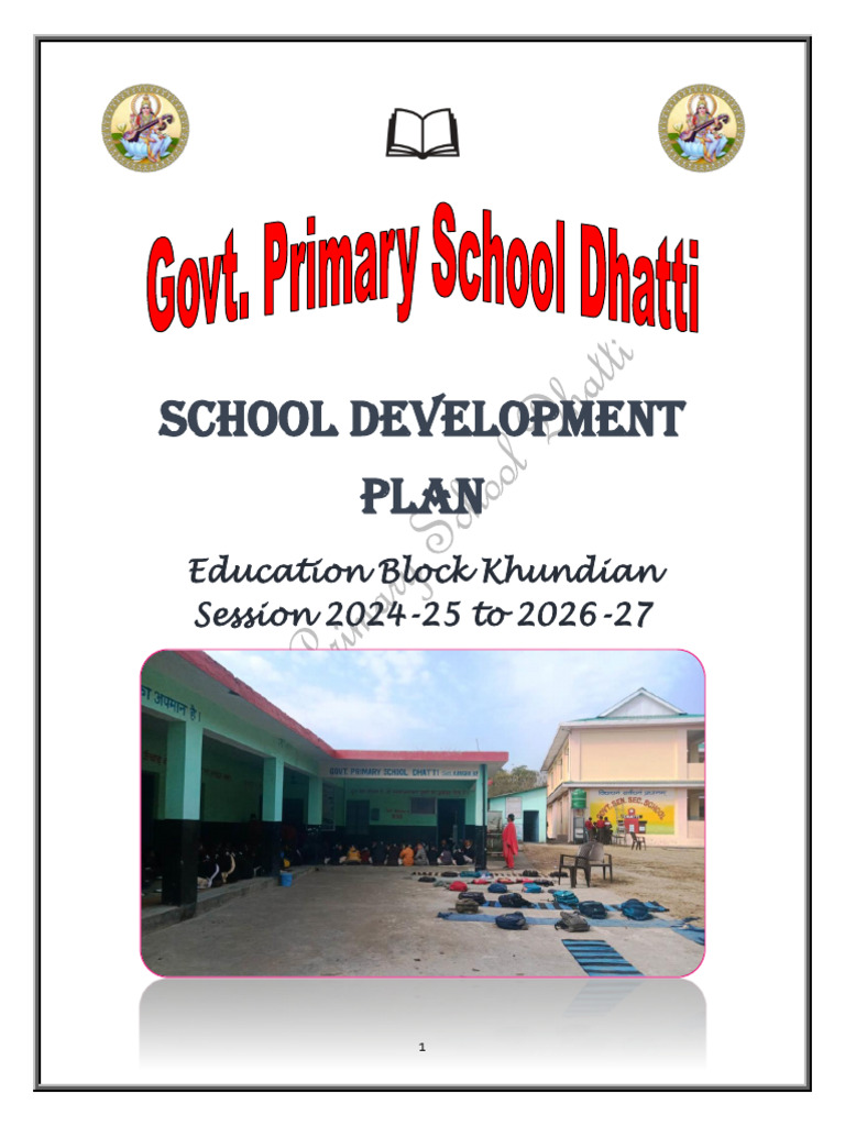 School Development Plan 2024-27 | PDF