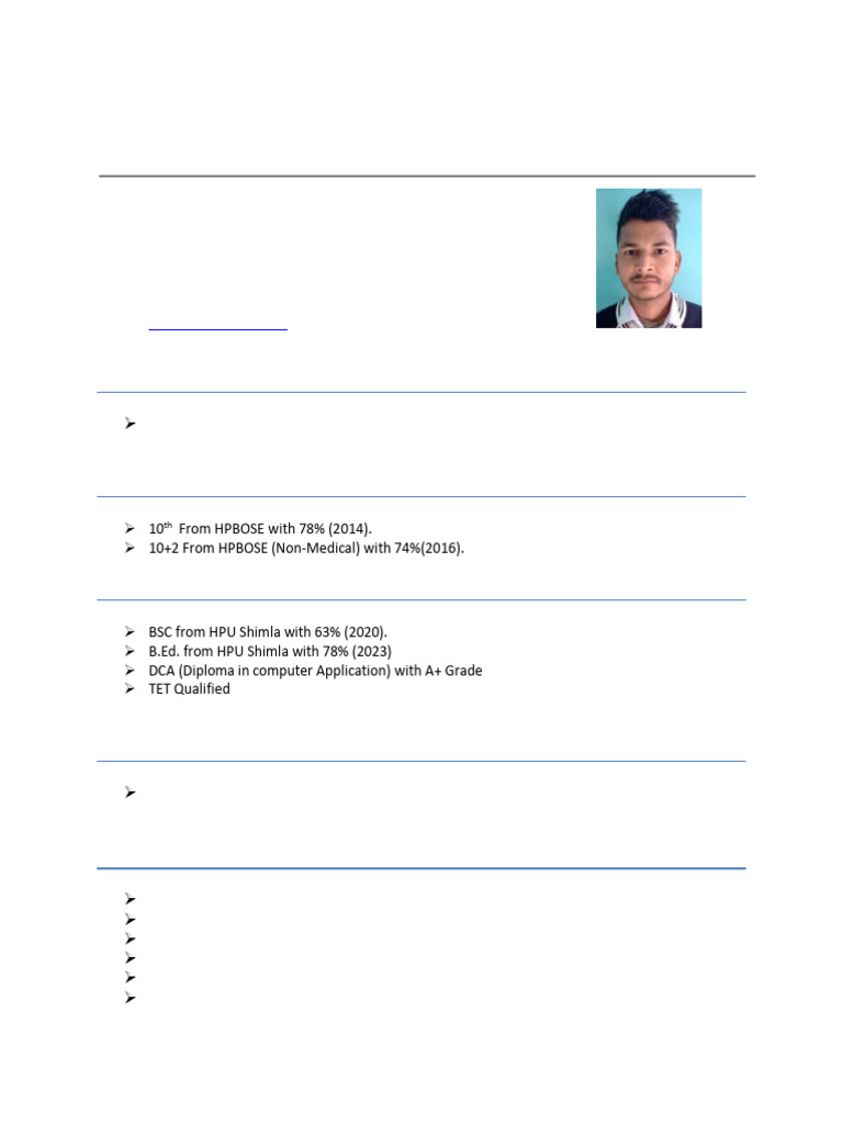 Resume Rishu | PDF