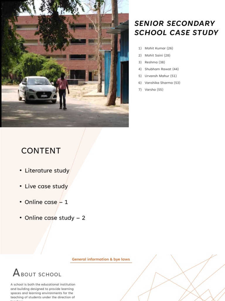 Senior Secondary School Case Study | PDF