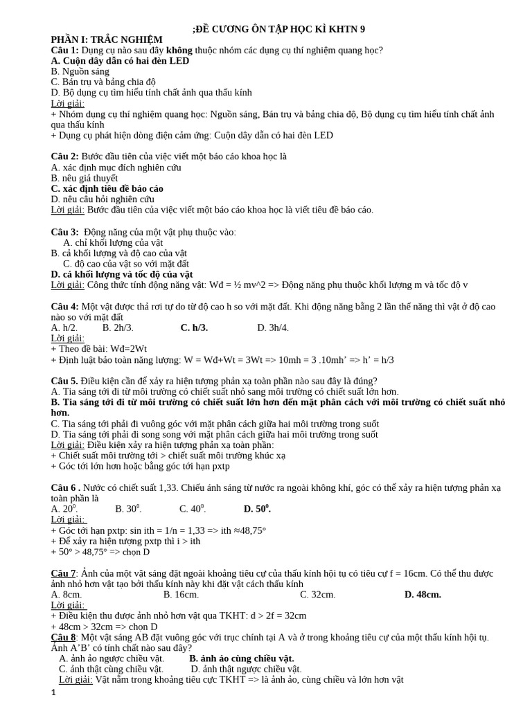 KHTN9 CK1 | PDF