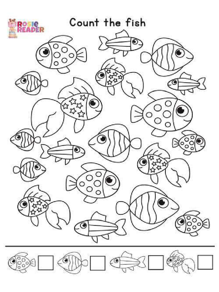 Count The Fish Rosie Reader | PDF