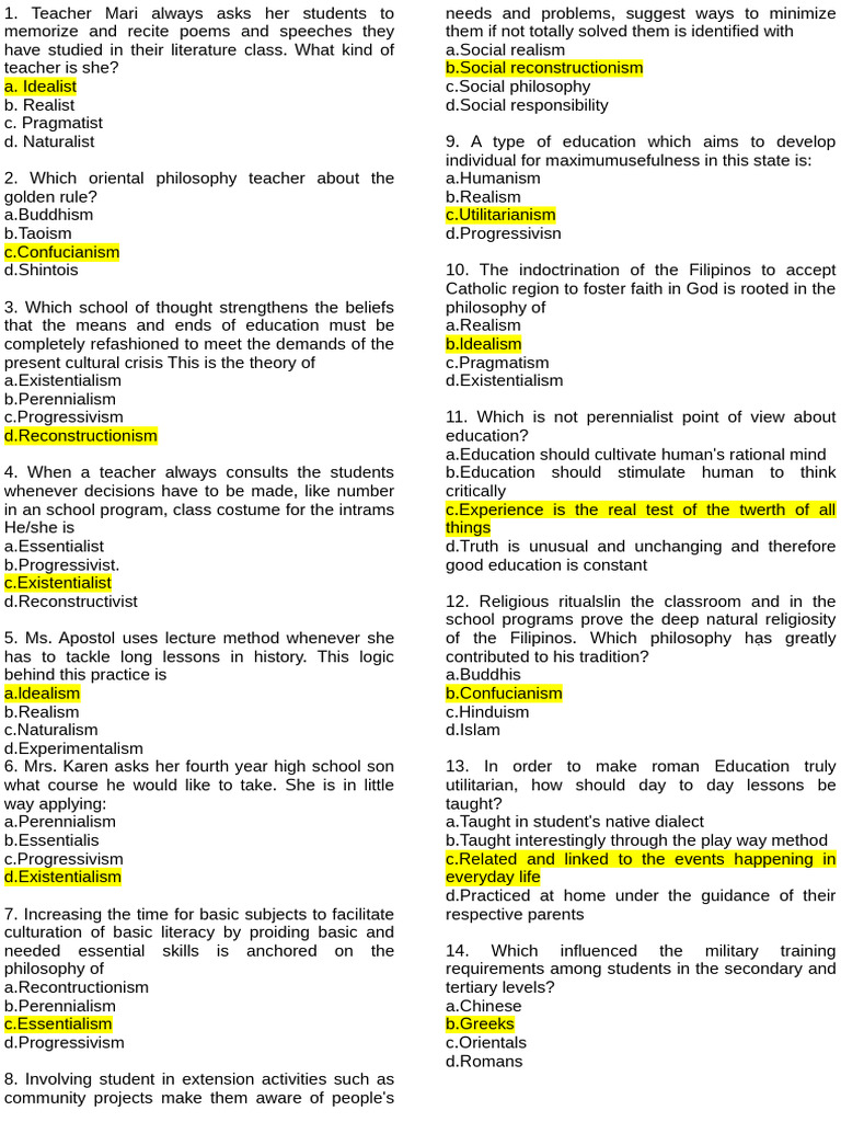 DIMENSION-RATIONALIZATION | PDF | Teachers | Idealism