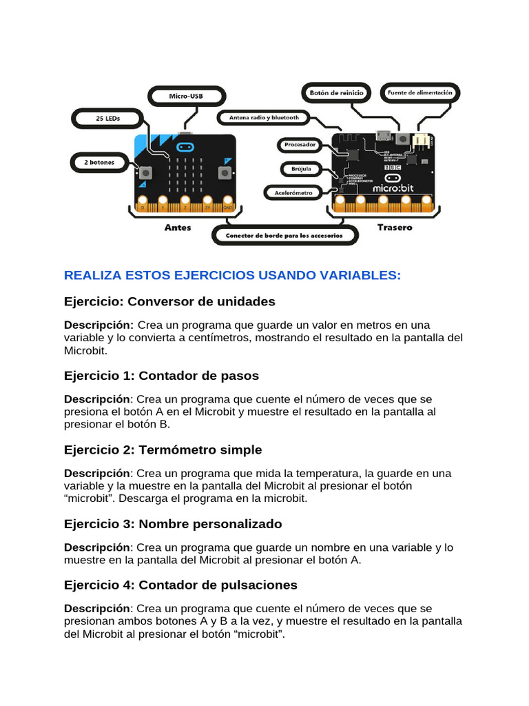 Programación con Microbit | PDF