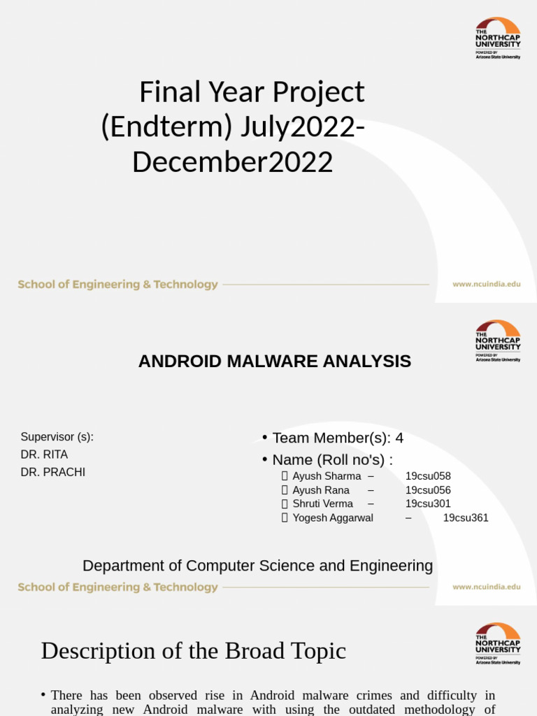 Android Malware Detection Using ML | PDF | Malware | Android (Operating System)