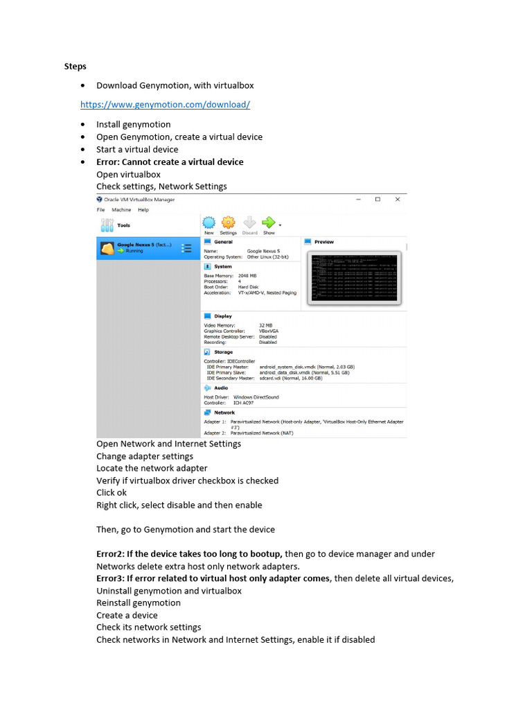 Genymotion Strace Steps | PDF