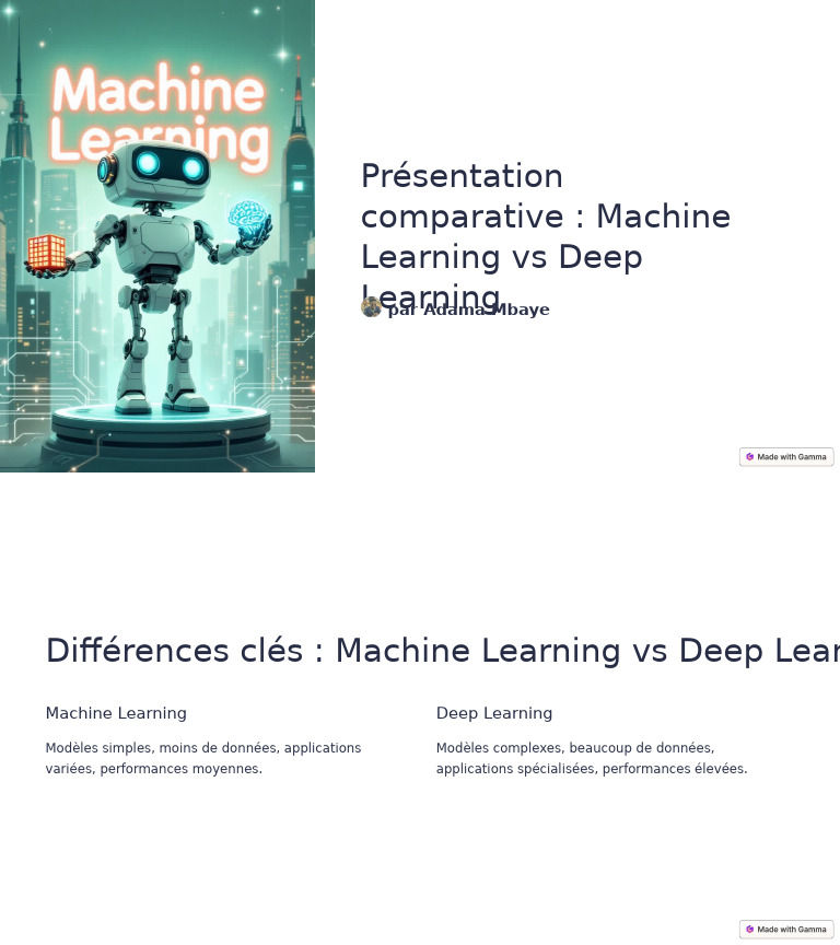 Presentation-comparative-Machine-Learning-vs-Deep-Learning | PDF