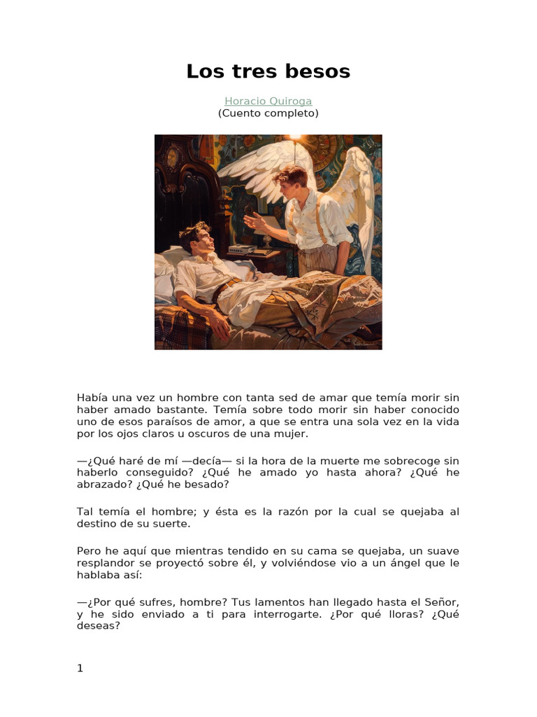 Los Tres Besos | PDF | Amor