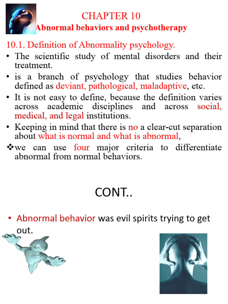 Abnormal Psychology Overview | PDF | Mental Disorder | Anxiety