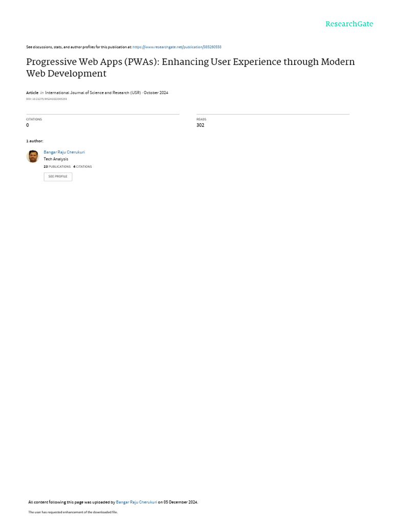 Progressive Web Apps PWAs Enhancing User Experience Through Modern Web ...