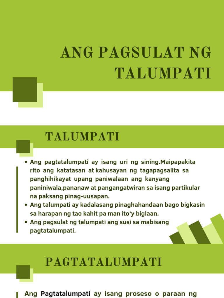 Ang Pagsulat Ng Talumpati | PDF