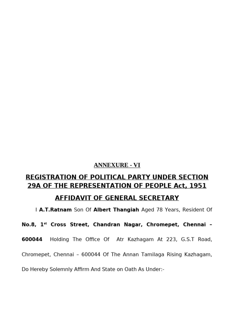 Annexure 6 Atr | PDF