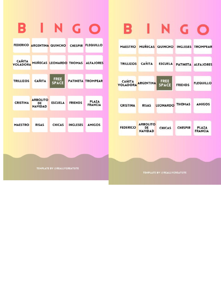 Documento Bingo | PDF