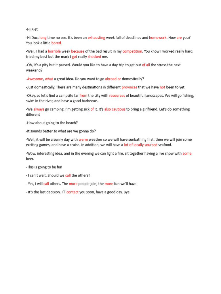 Planning A Trip | PDF