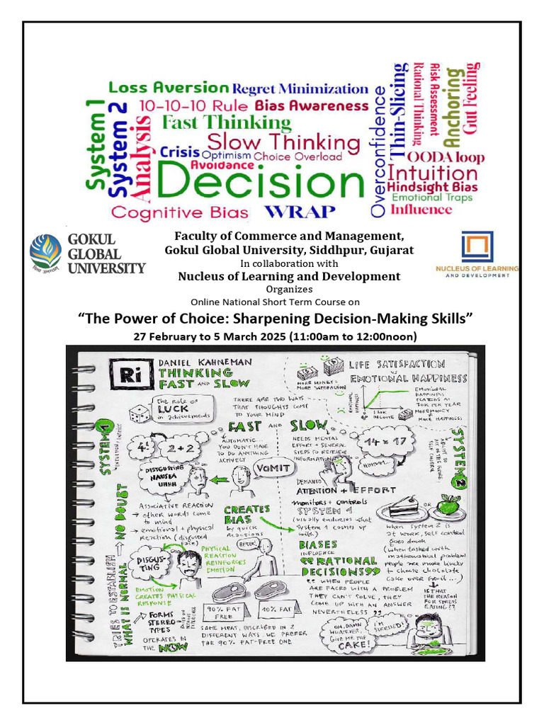 Online Course: Decision-Making Skills | PDF | Decision Making | Intuition