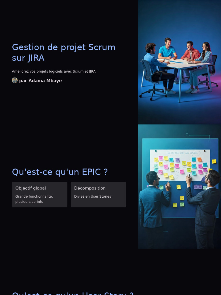 Gestion de projet Scrum avec JIRA | PDF | Scrum (développement ...
