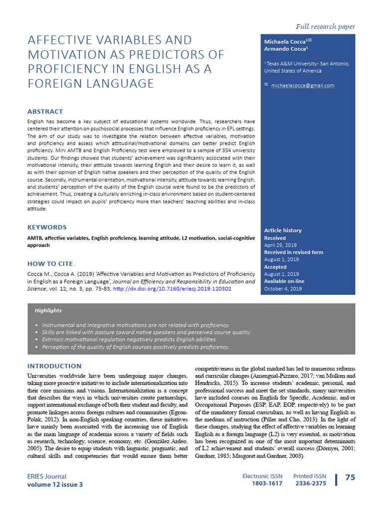EBSCO-FullText-03 03 2025 | PDF | Second Language Acquisition | Second Language