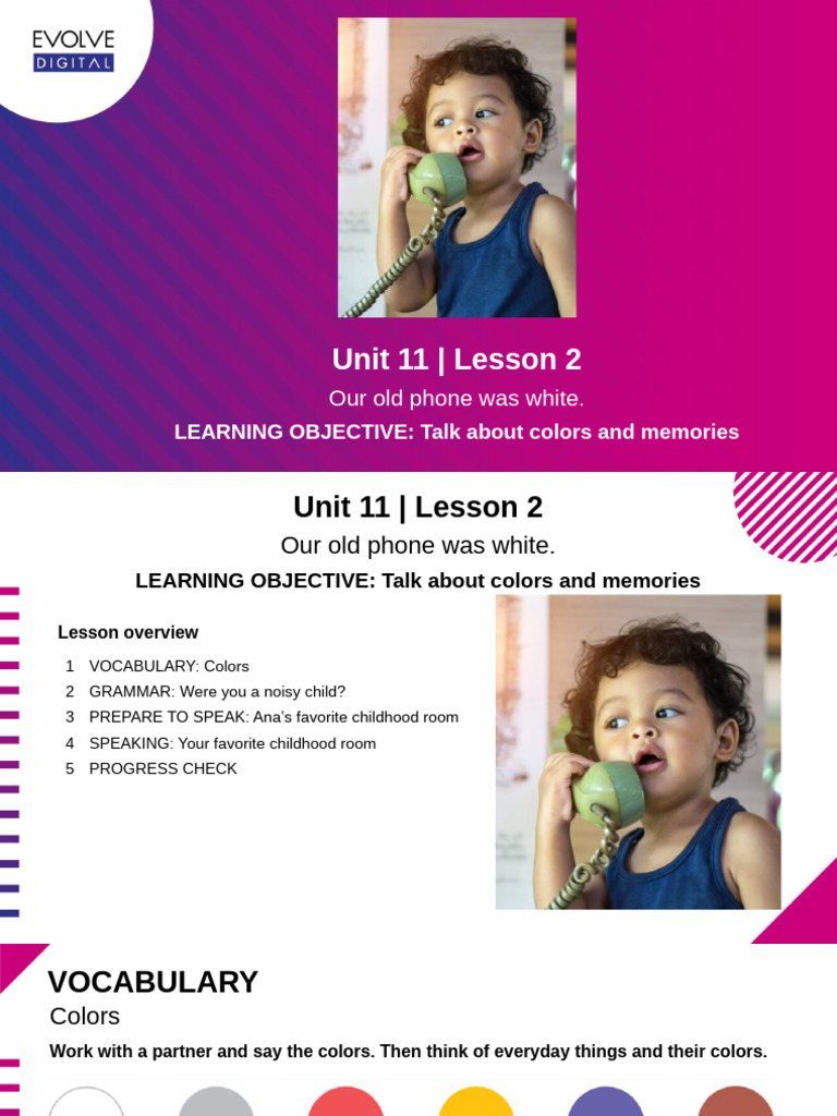 EvDg TC IN L1 U11 l02 Lesson | PDF | Linguistics | Learning