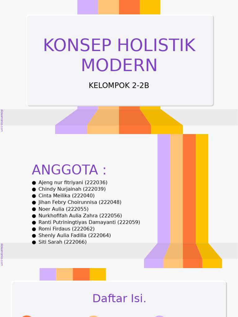 Konsep Holistik Modern Kel 2-2b | PDF