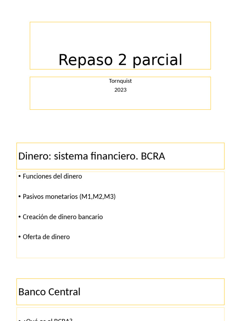 Repaso Parcial 2 de 2 Macro | PDF