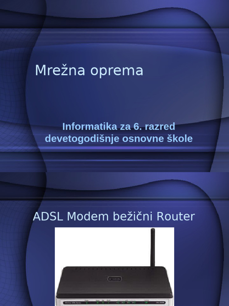 Mrezna Oprema | PDF