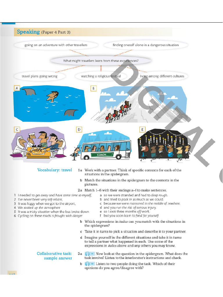 Cae Speaking Part 3 Travel | PDF