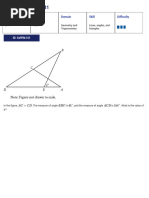 Sat Focused Practice Worksheet 1 - Geometry | PDF | Triangle | Classical Geometry