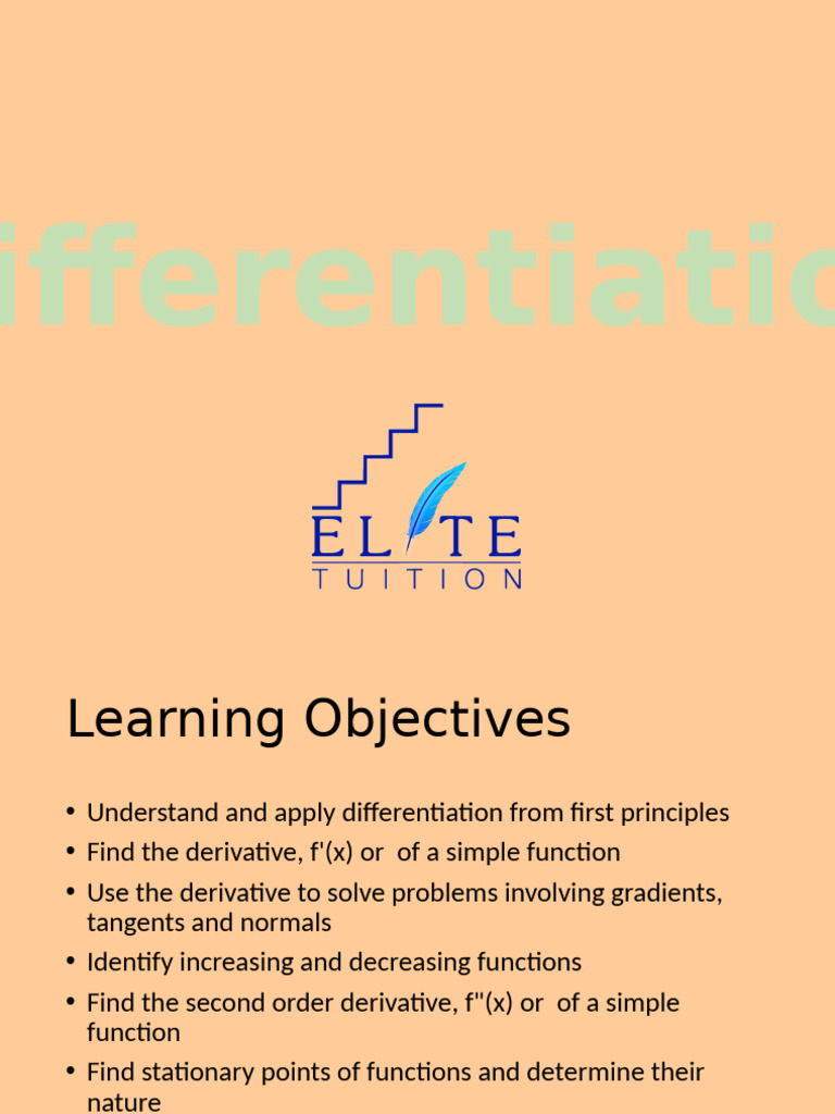 12) Differentiation | PDF | Derivative | Tangent