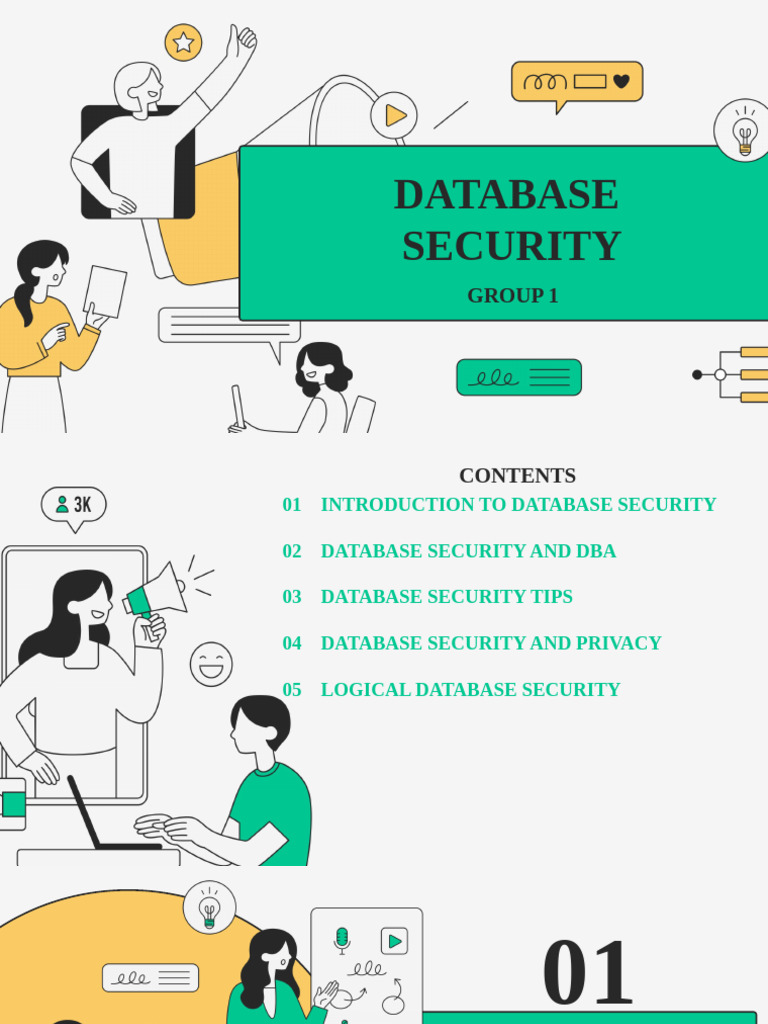 Group 1 - Database Management | PDF | Information Security | Databases