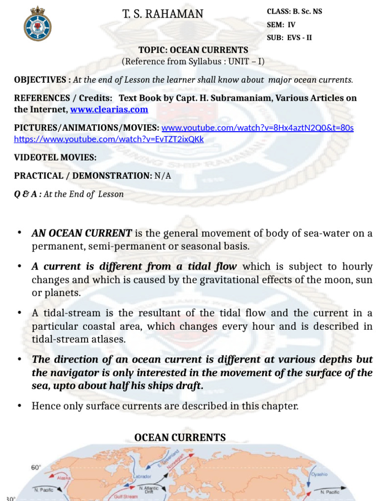 3. Ocean Currents | PDF | Atlantic Ocean | Oceans