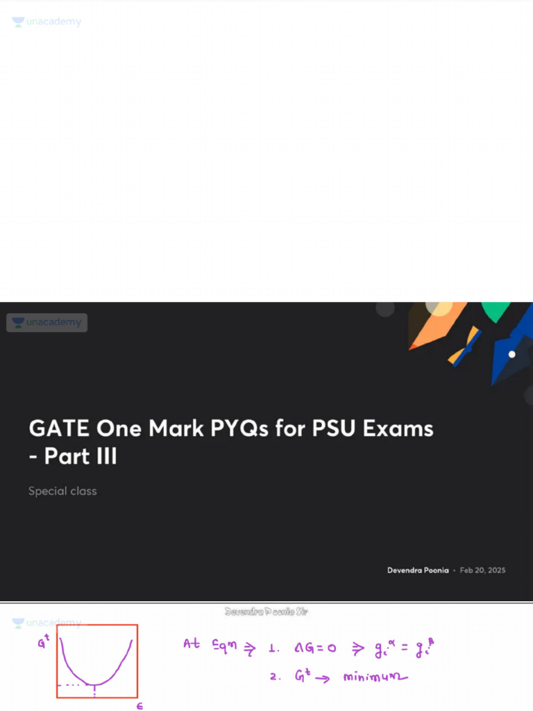 GATE One Mark PYQs for PSU Exams Part III With Anno (1) | PDF