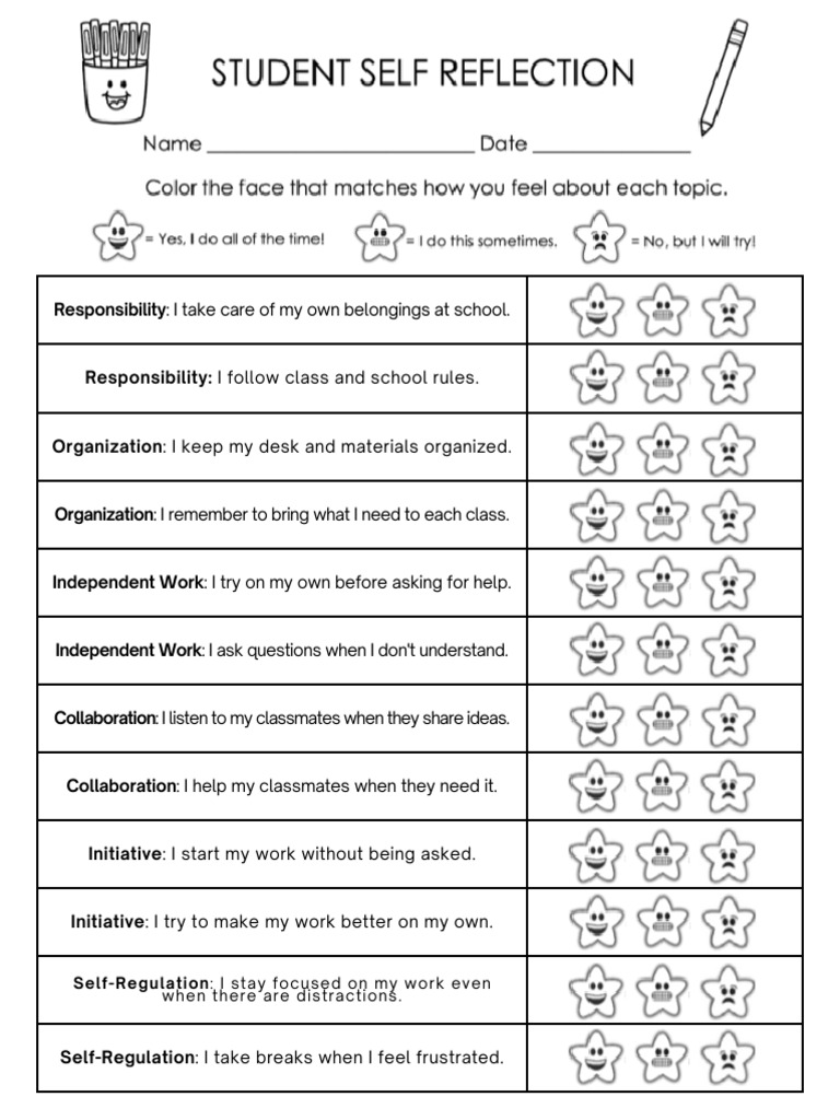 Student Responsibility and Skills Guide | PDF