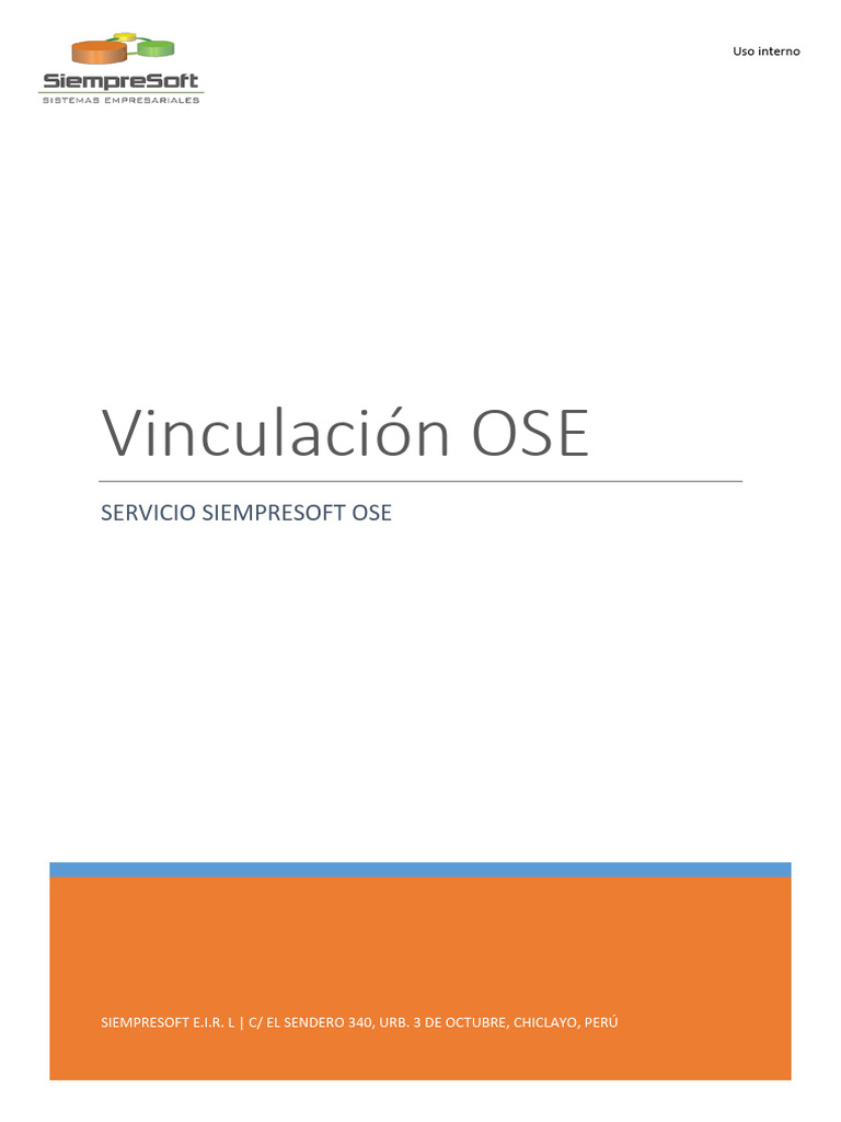 Vinculacion Ose | PDF