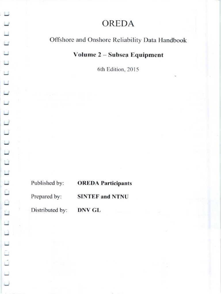 Oreda 6TH - Vol2 | PDF | Petroleum Industry | Petroleum