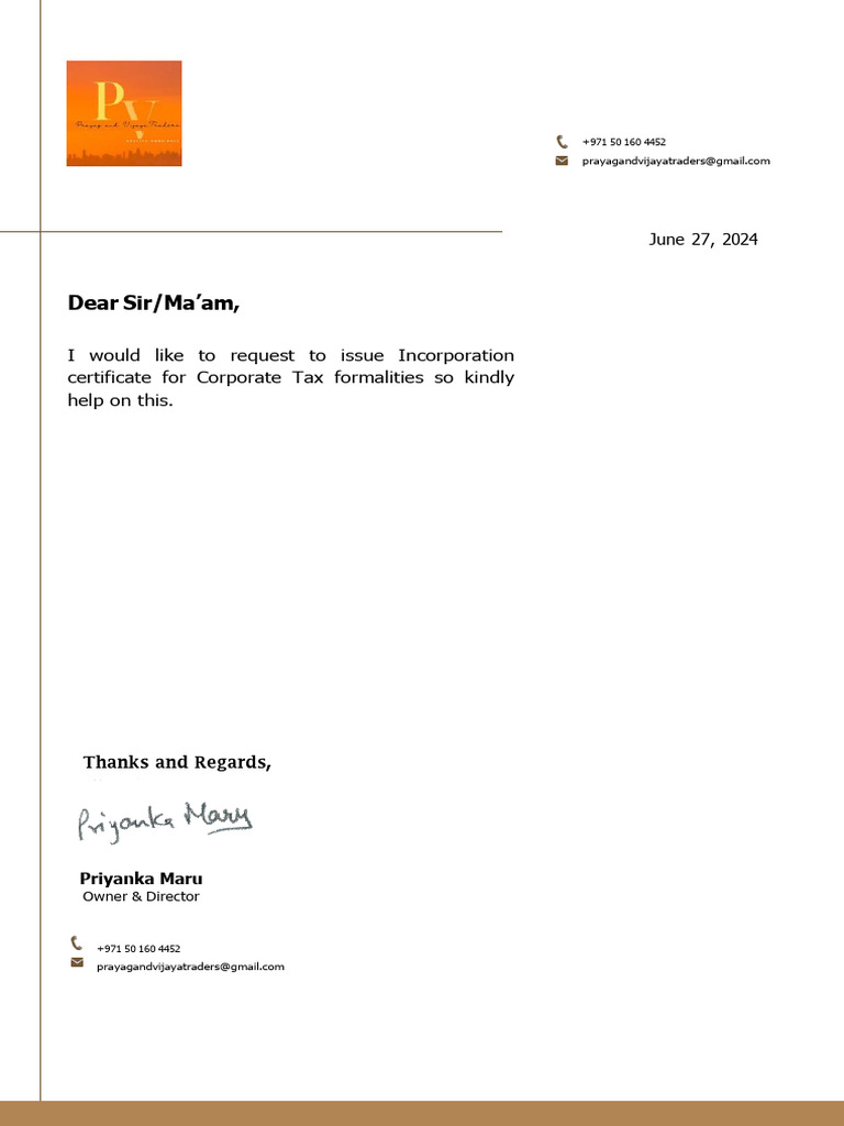Prayag and Vijaya Traders Corporate Tax | PDF