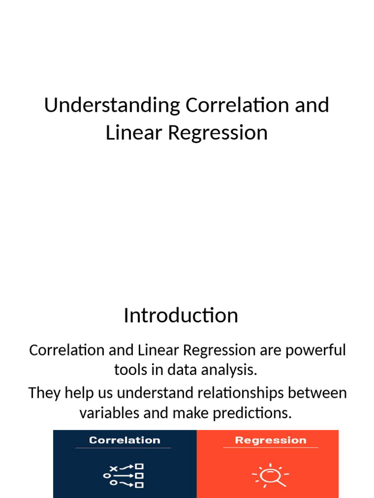 Regreesion and Correlation Presentation Revised | PDF | Linear ...