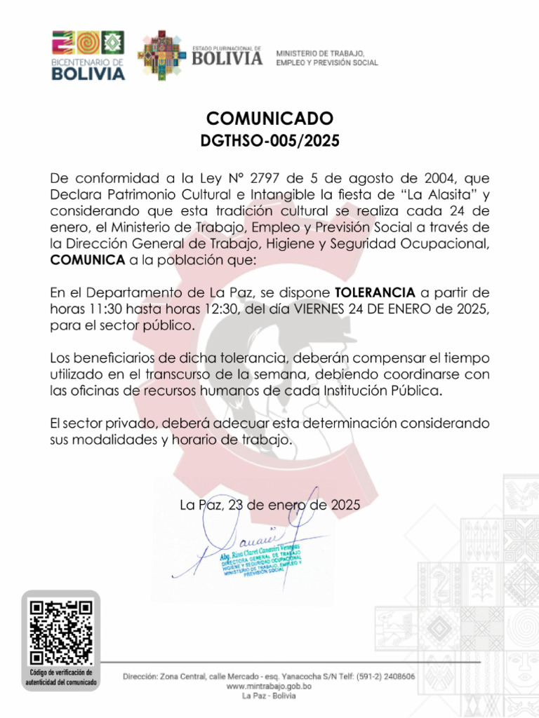 COMUNICADO-DGTHSO-005-2025 | PDF