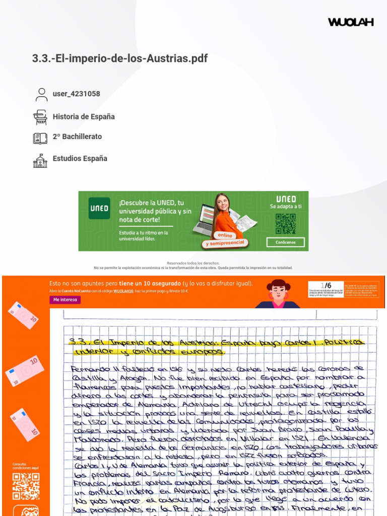 wuolah-free-3.3.-El-imperio-de-los-Austrias | PDF