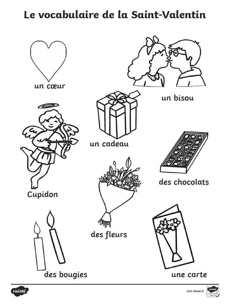 Vocabulaire de la Saint-Valentin | PDF