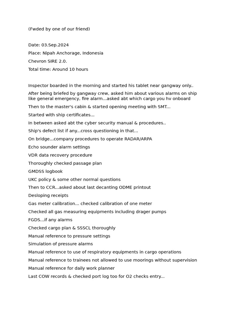 Sire 2.0 Questions Consolidated Till 28 Oct 2024 | PDF | Navigation