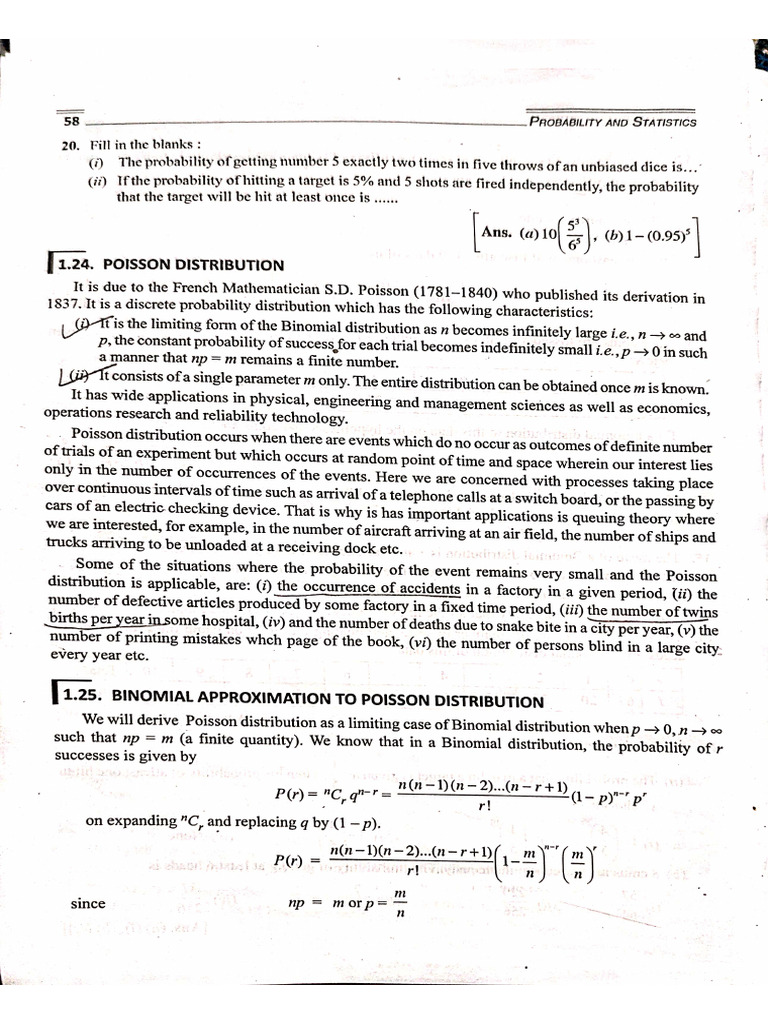 Poisson Distribution | PDF