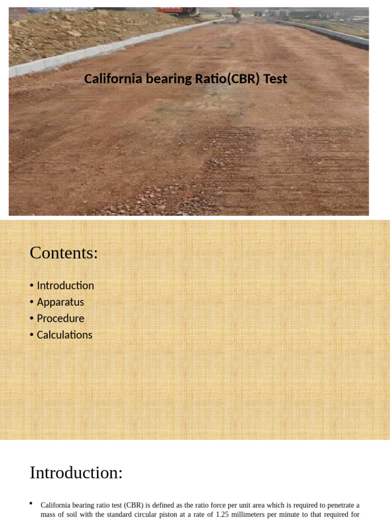 Cbr Test Pdf Mechanical Engineering