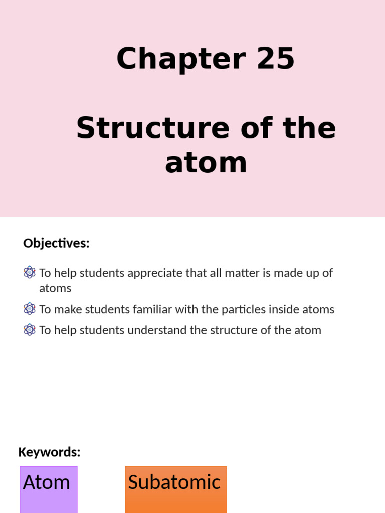 Understanding Atomic Structure Basics | PDF