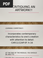 Descriptive Words for Art Critique | PDF | Shape | Art Media