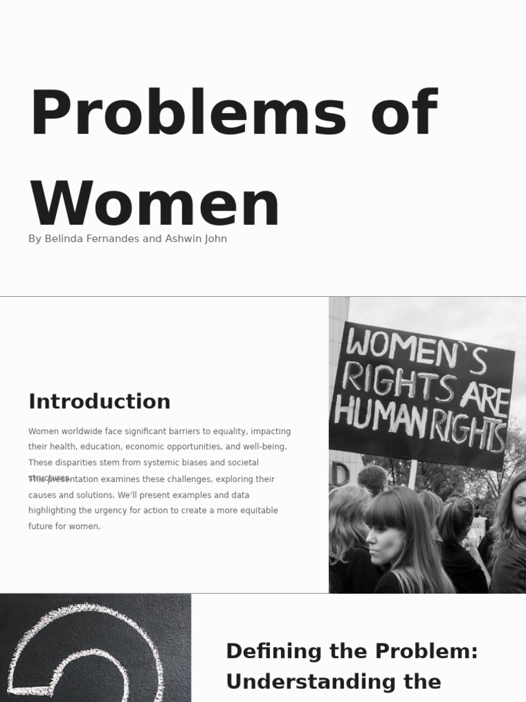Problems of Women Powerpoint | PDF | Woman | Violence